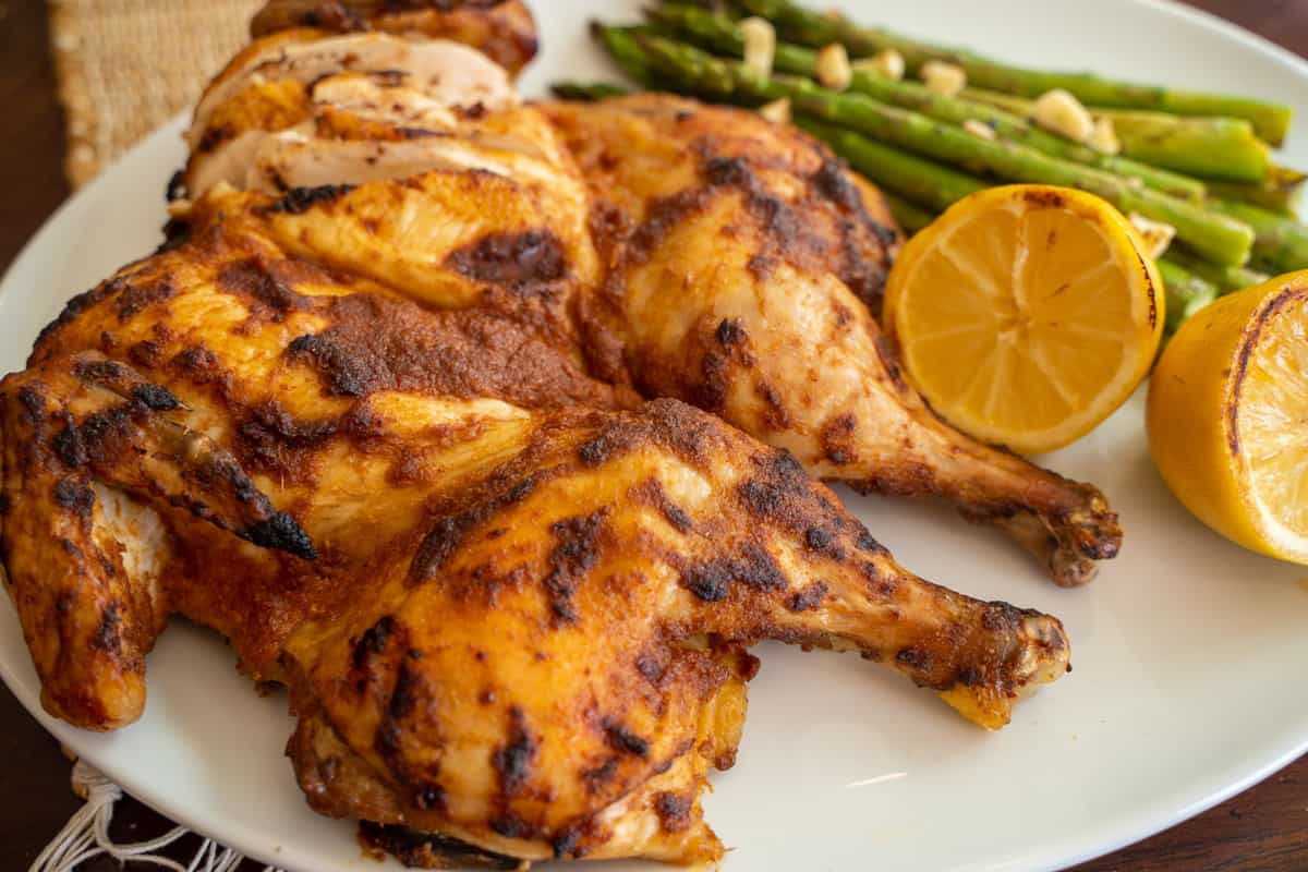 Step-by-step Spatchcock Chicken Sunday Supper | Our Table 4 2