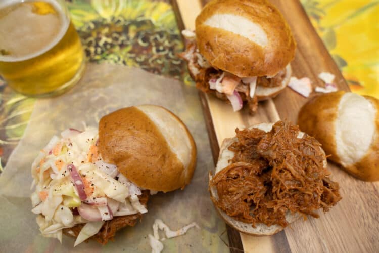 Slow Cooker BBQ Pulled Pork For Two | Our Table 4•2 by Pam Werley