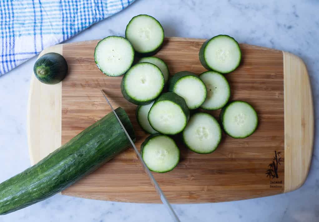 Cucumber Canapes For Two (2 Ways) | Our Table 4 2