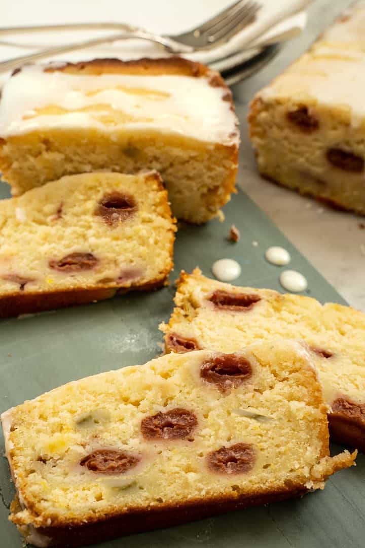Lemon cake recipe with rhubarb for two | Our Table 4•2 by Pam Werley