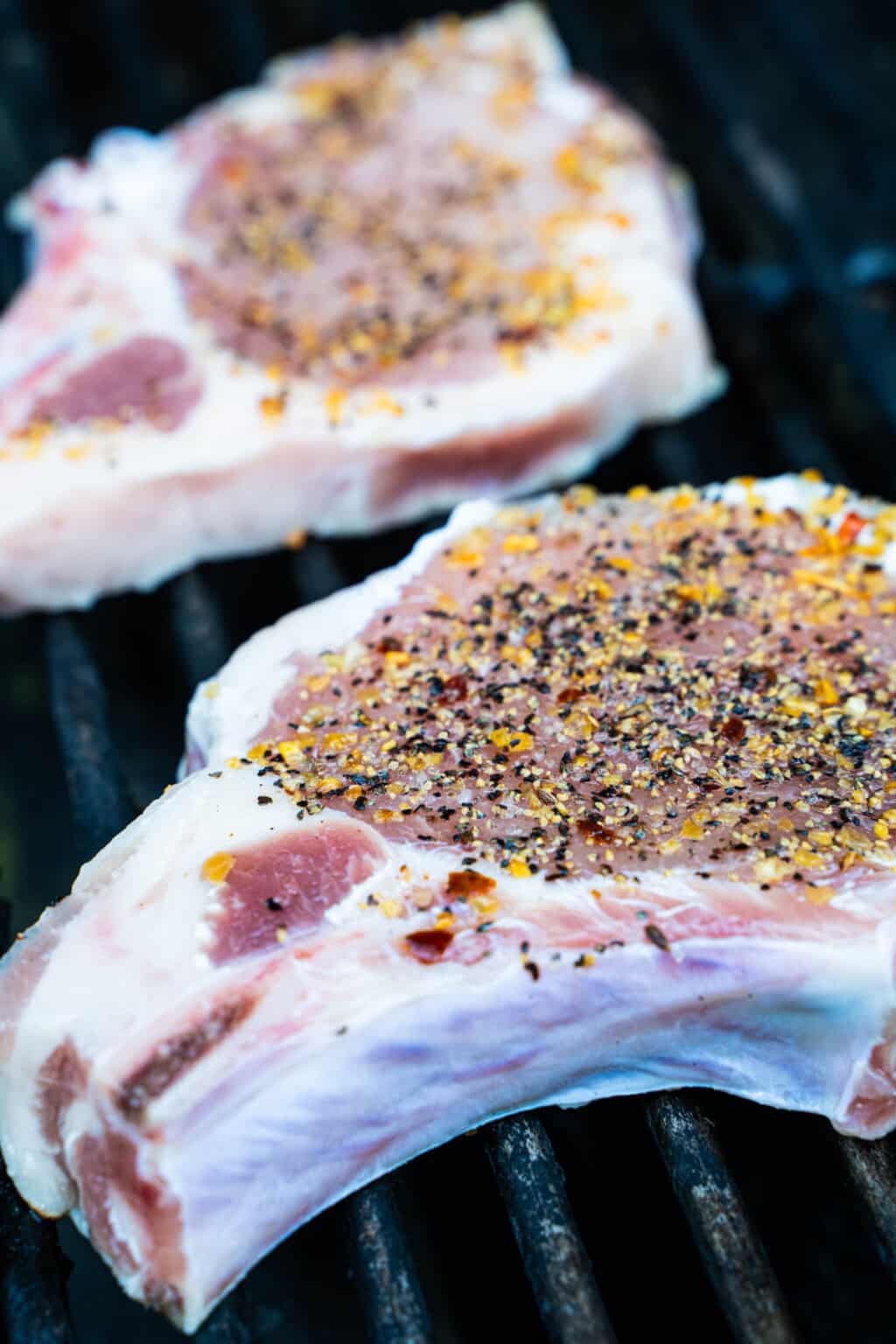 How to grill pork chops on a gas grill recipe | Our Table 4 2