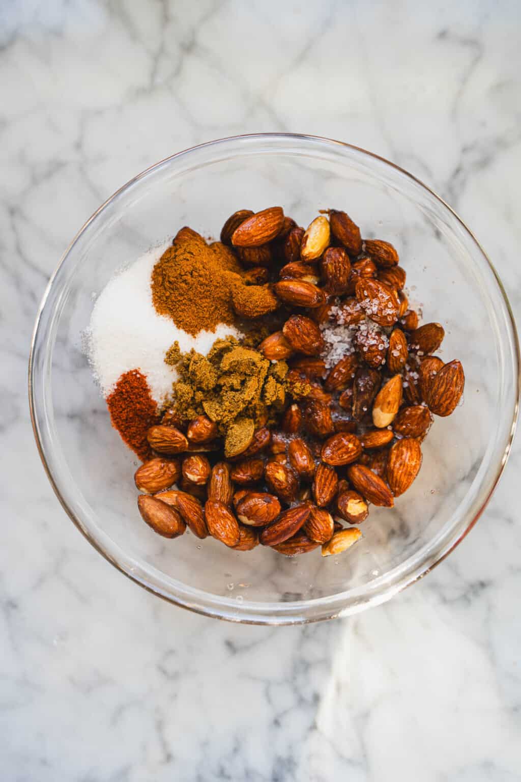 Sweet and Spicy Nuts Recipe | Our Table 4•2 by Pam Werley