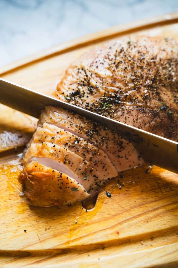 How to make Turkey Breast with Stuffing Thanksgiving Dinner for Two ...