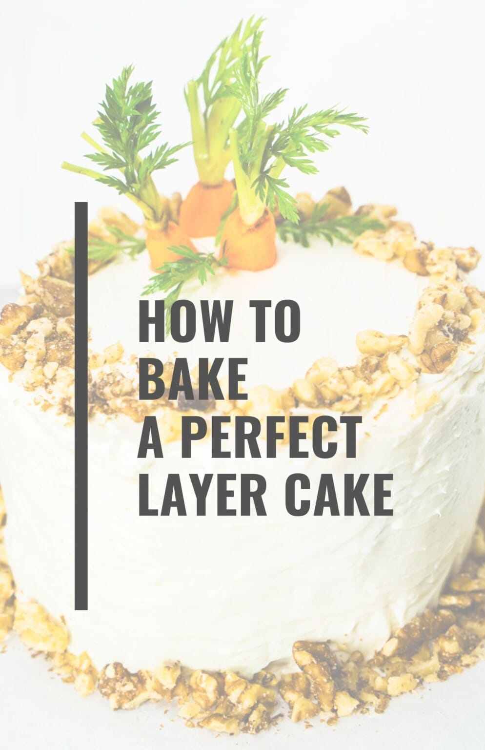 How to make a small 6-inch, 2-layer round cake | Our Table 4 2