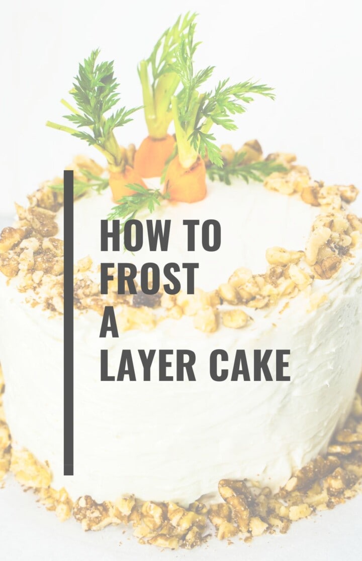 How to make a small 6-inch, 2-layer round cake | Our Table 4 2