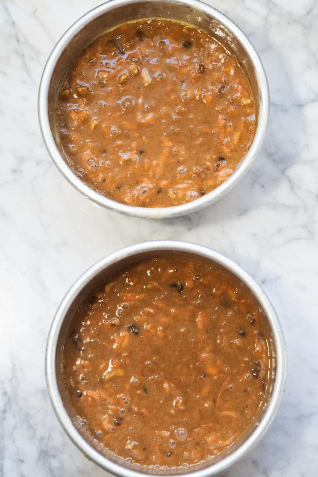 How to make a small 6-inch, 2-layer round cake | Our Table 4 2