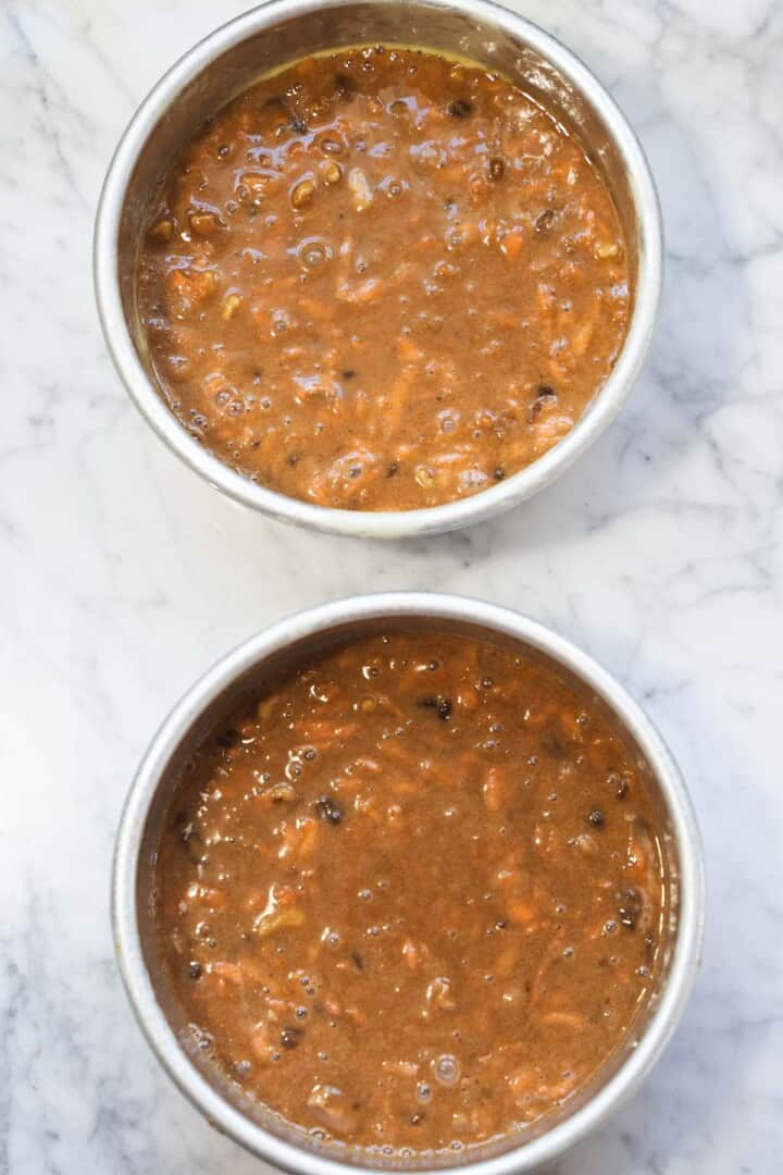 How to make a small 6-inch, 2-layer round cake | Our Table 4 2