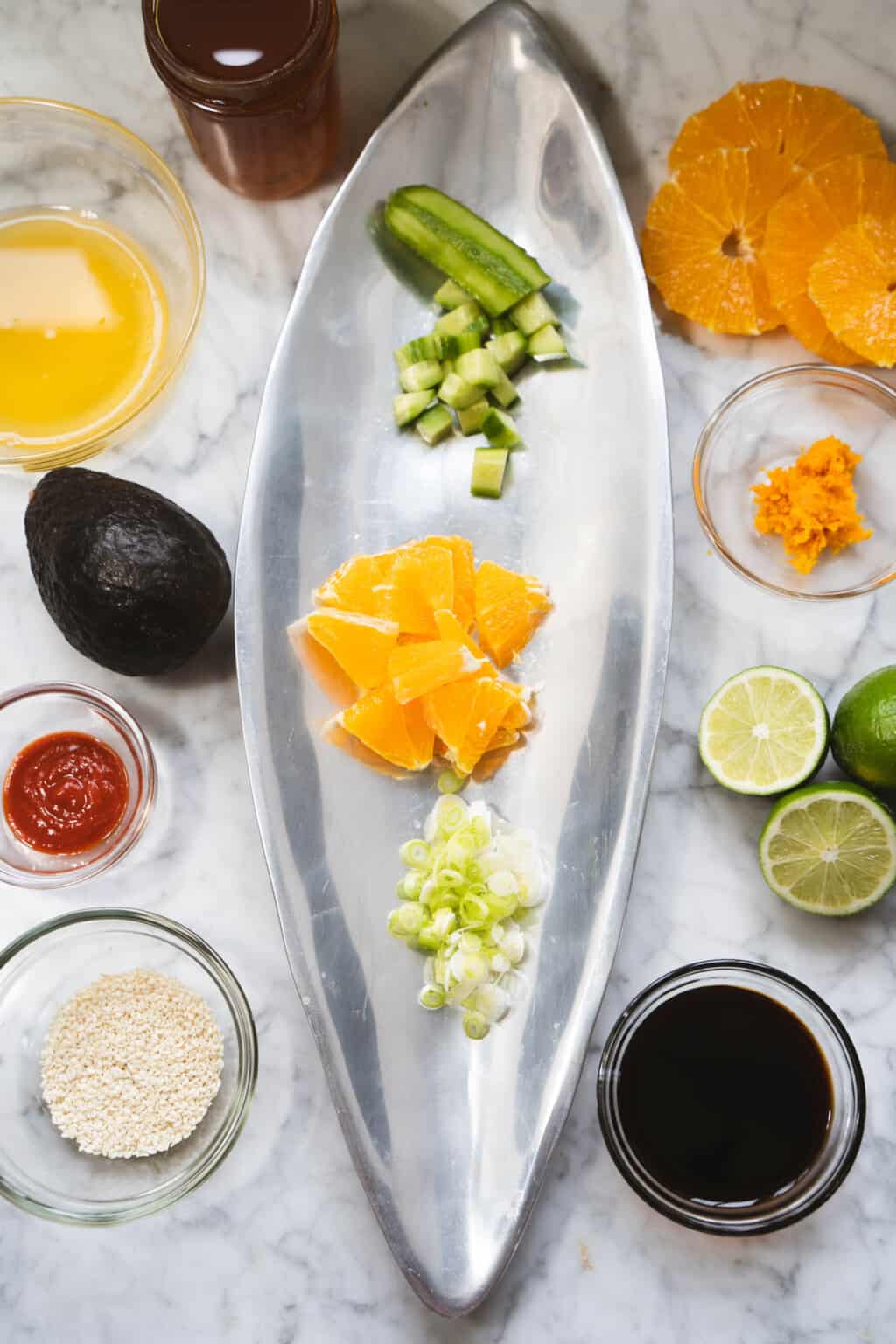 Panko Shrimp Rice Bowl Recipe with Honey Orange Sauce | Our Table 4 2