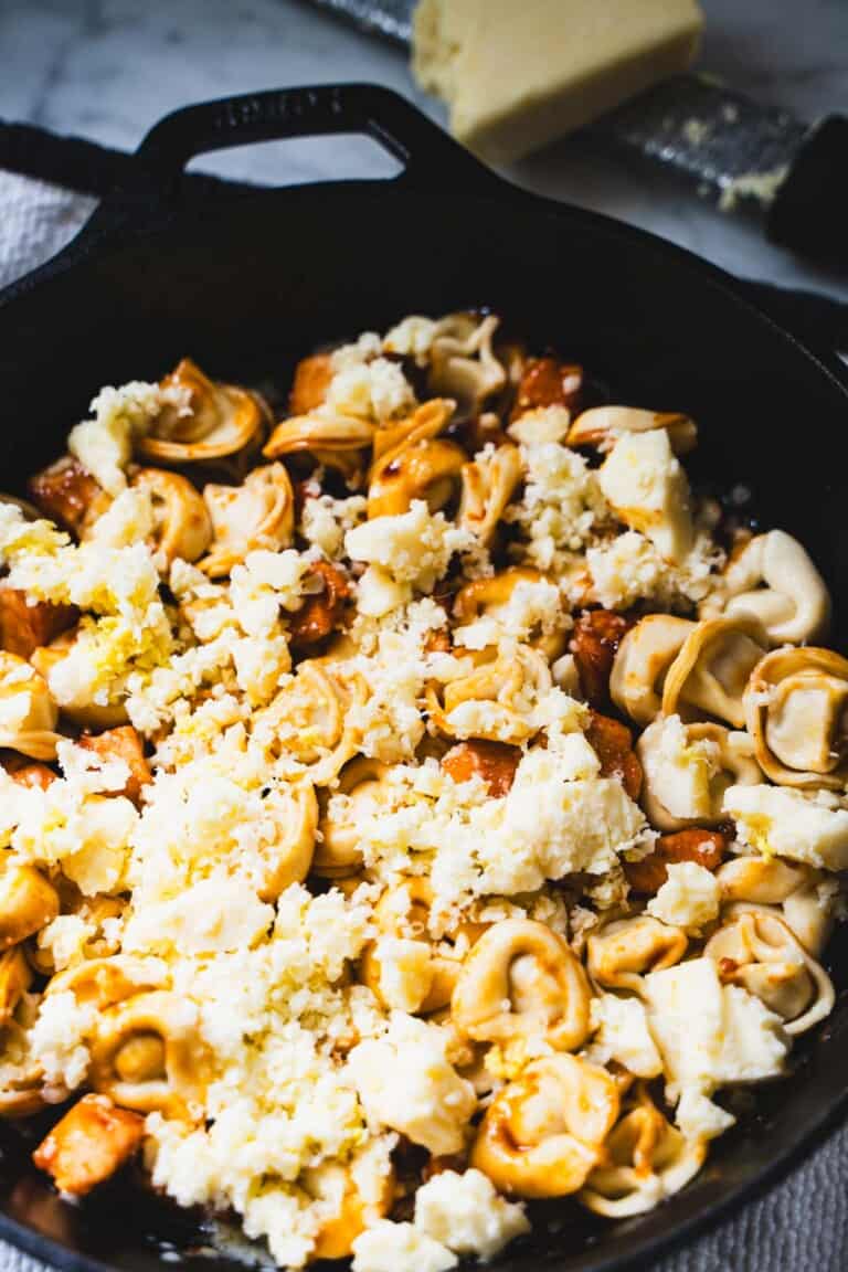 Gochujang Chicken and Cheese Tortellini Pasta Bake | Our Table 4•2 by ...