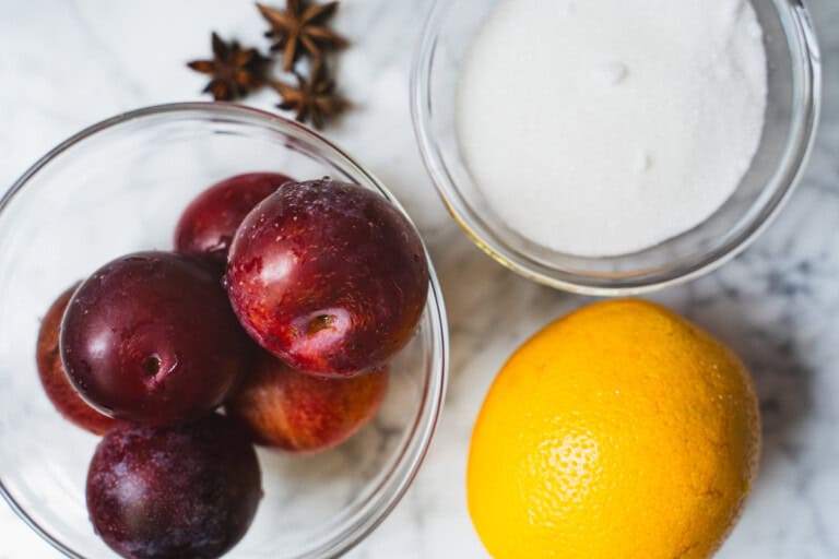 Small Batch Plum Jam (no pectin) Recipe | Our Table 4 2