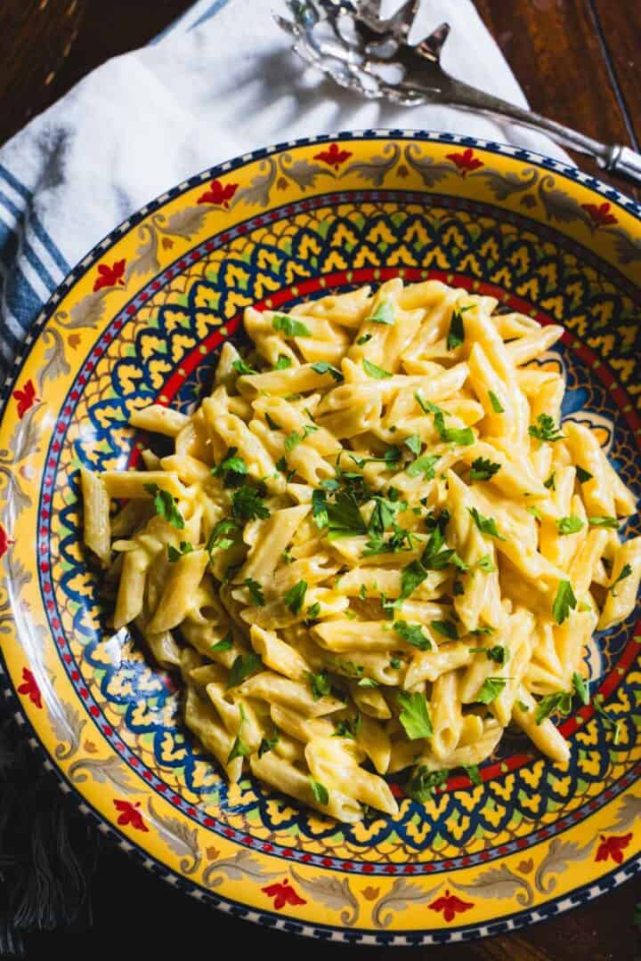 Best Ever Authentic Italian Alfredo Sauce Recipe | Our Table 4 2