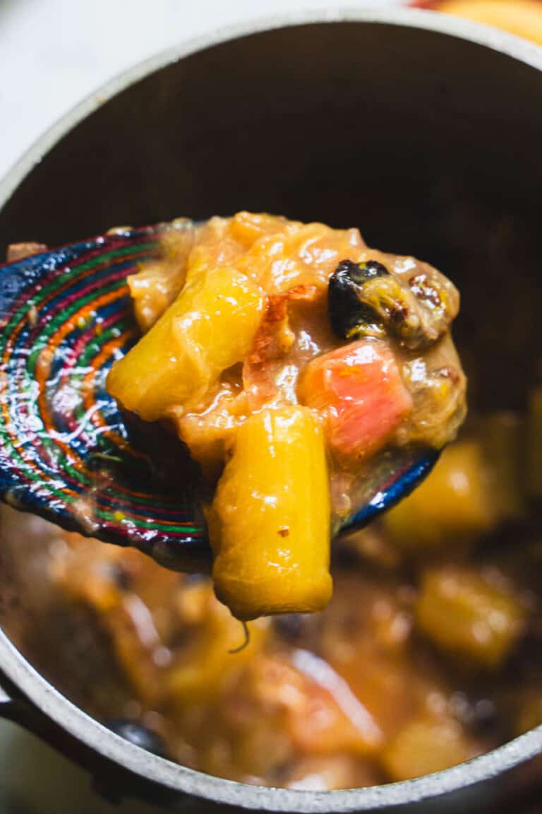 Agrodolce Sauce with Rhubarb and Cipollnni | Our Table 4•2 by Pam Werley